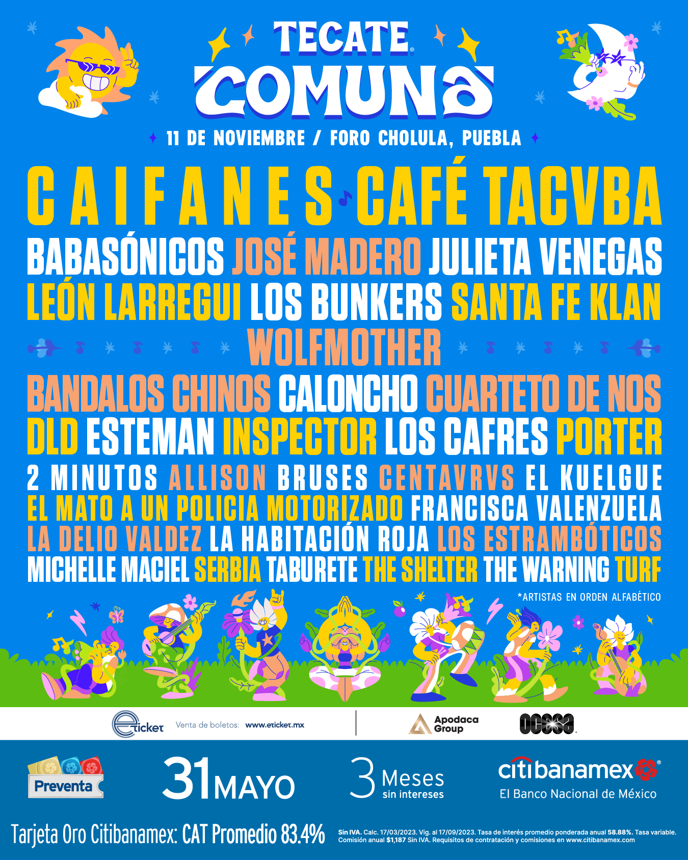 Horarios Oficiales de Tecate Comuna 2023 - Mundo Indie Mx