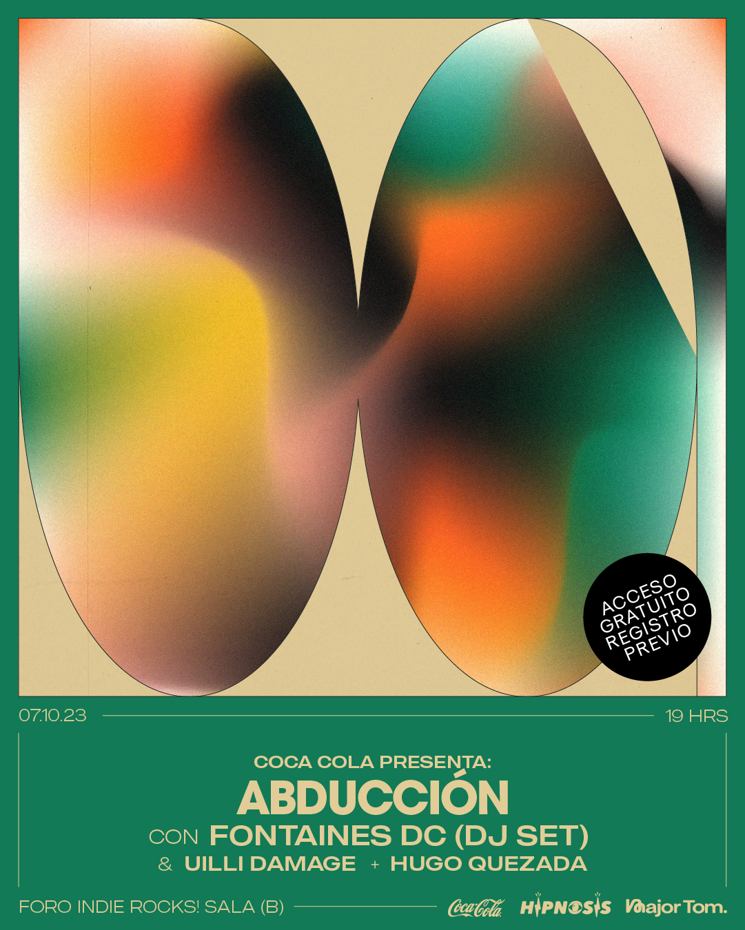Coca Cola Presenta: Abducción con Fontaines DC (DJ SET) & Uilli Damage ...