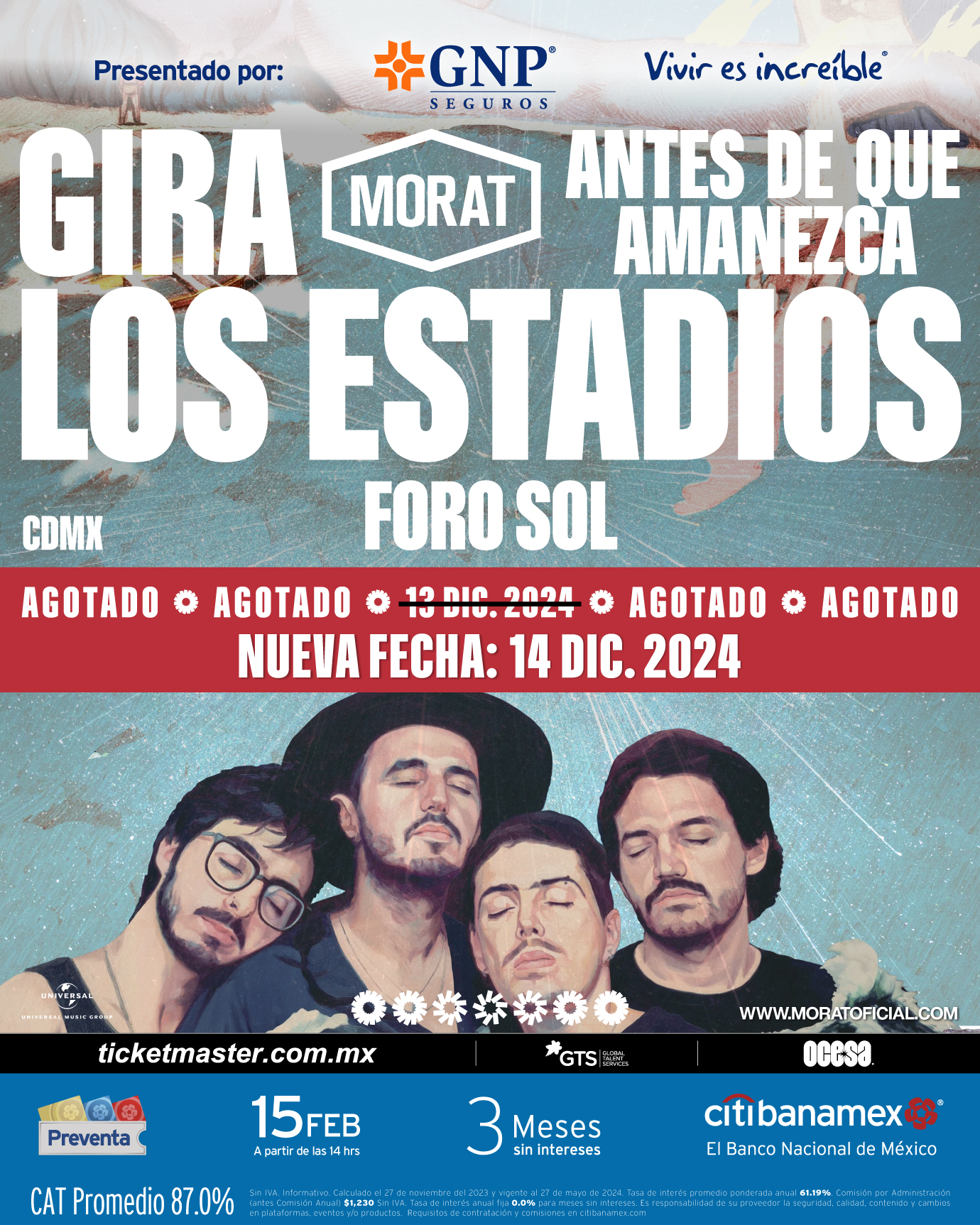 Morat anuncia más fechas en estadios de México - Mundo Indie Mx
