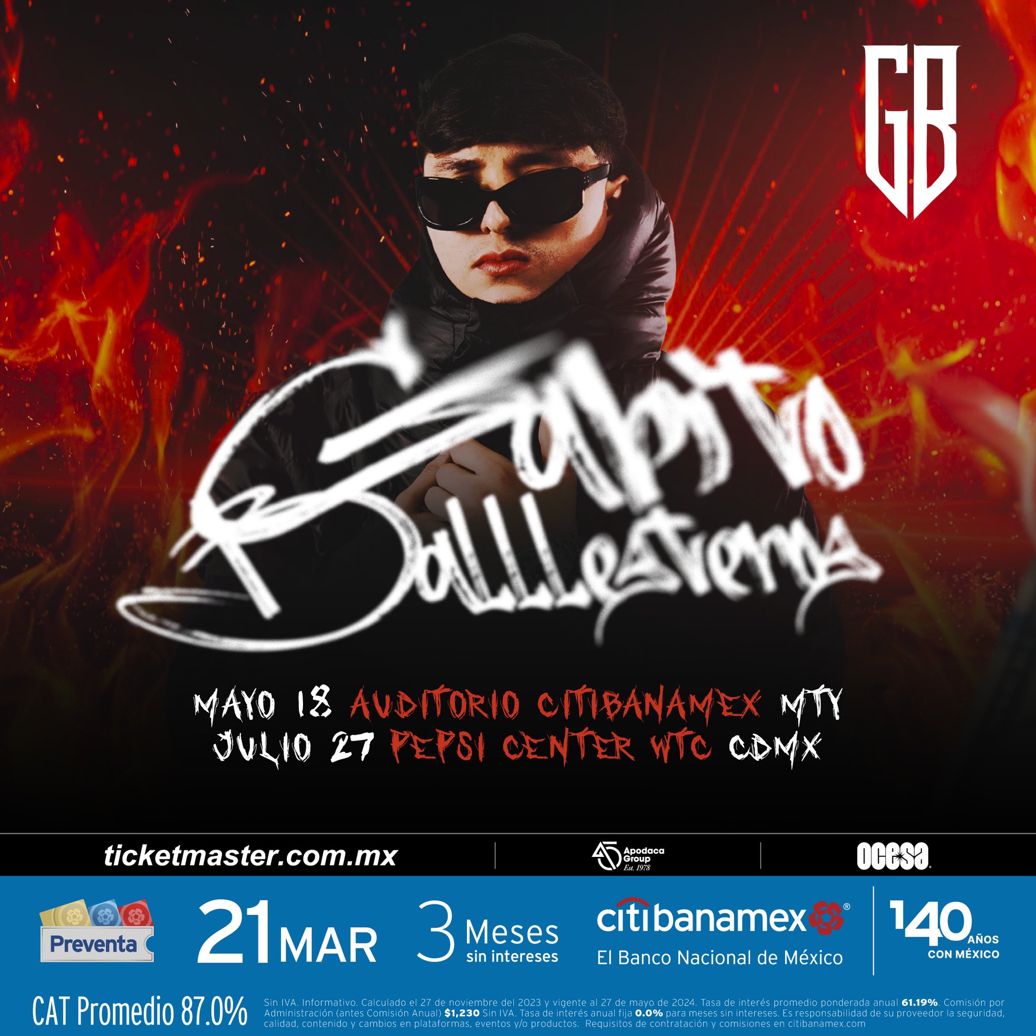 Gabito Ballesteros anuncia conciertos en Monterrey y CDMX - Mundo Indie Mx