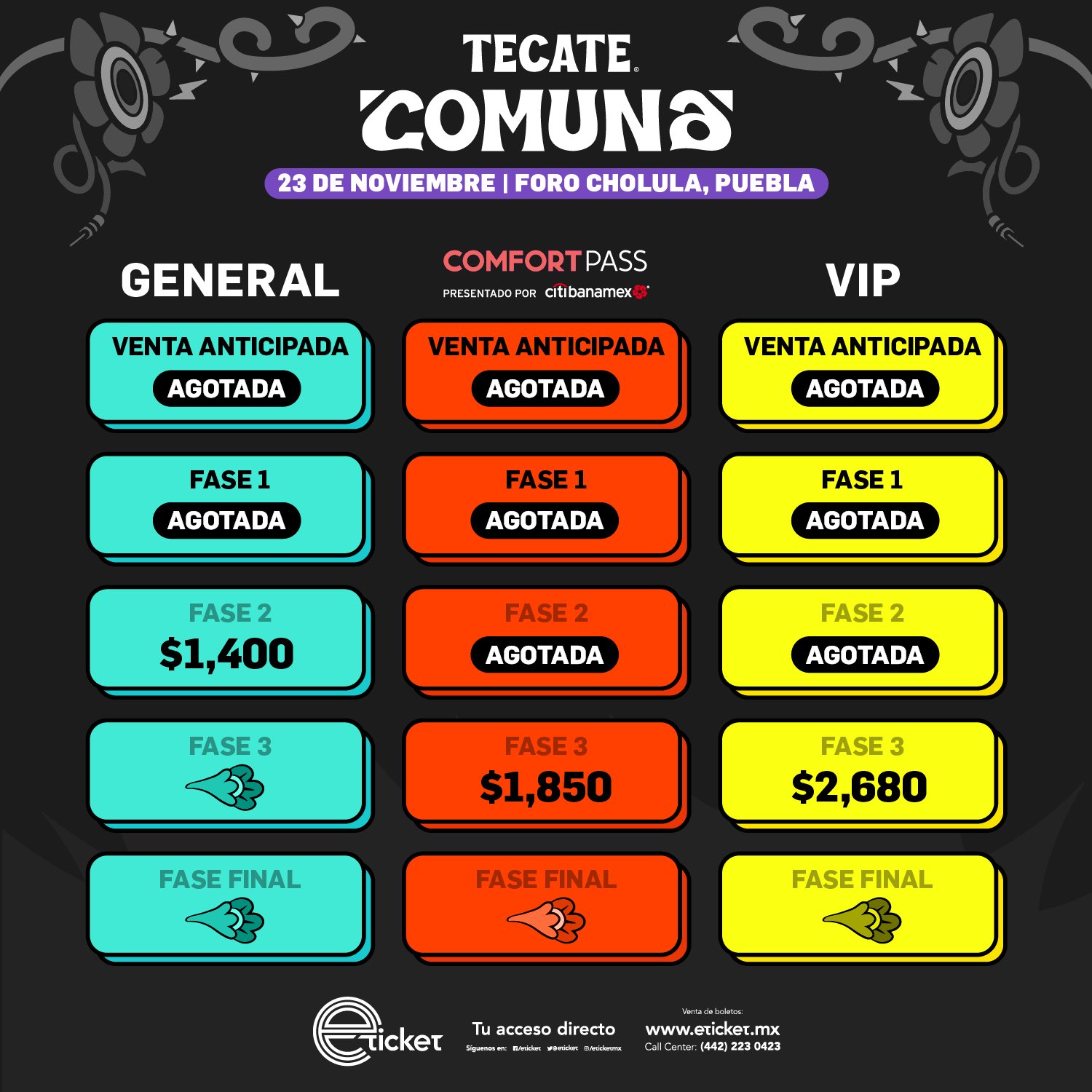 Los Mesoneros vuelven a Puebla siendo parte de Tecate Comuna 2024 - Mundo Indie Mx