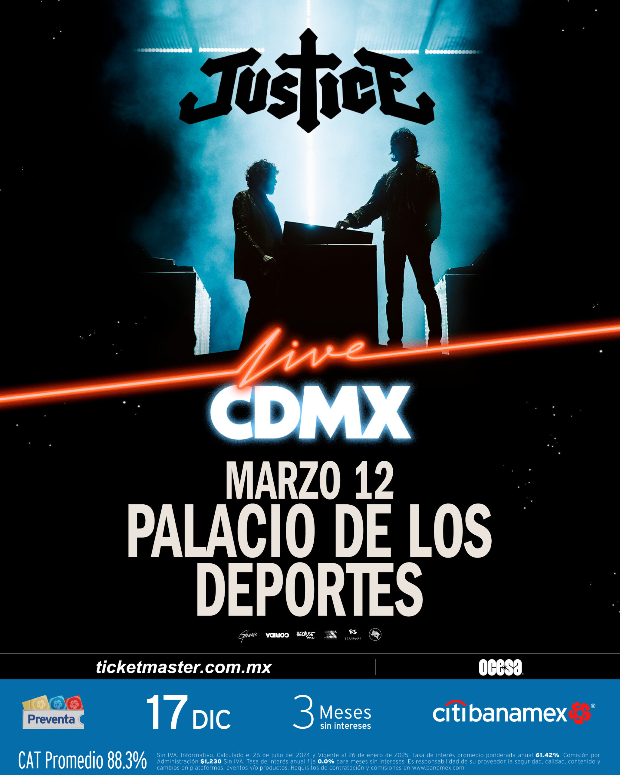 Justice regresa a México al Palacio de los Deportes - Mundo Indie Mx