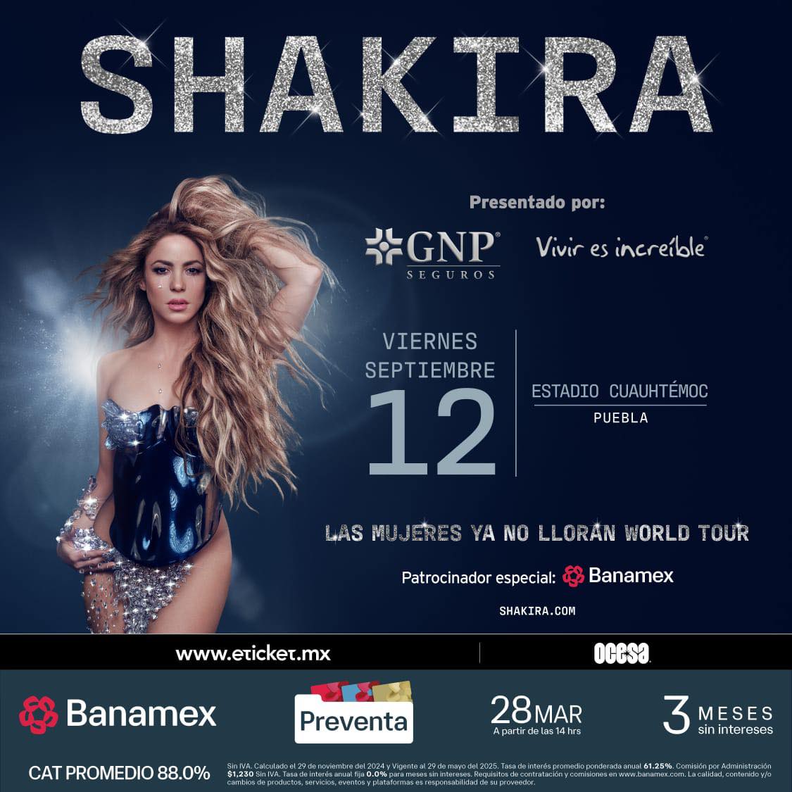 Shakira anuncia fecha en Puebla - Mundo Indie Mx