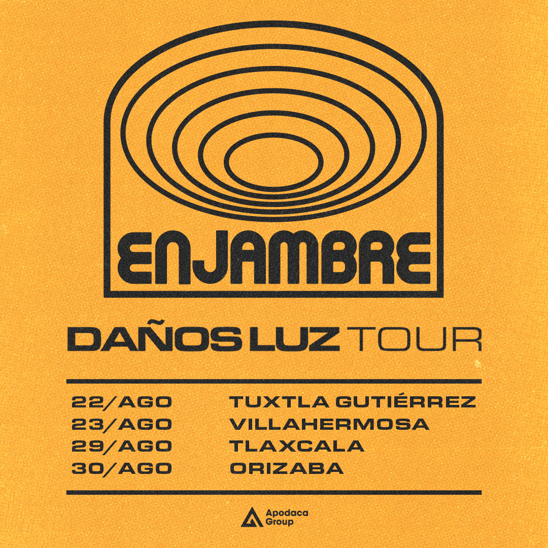 Enjambre anuncia fechas del “Daños Luz Tour” - Mundo Indie Mx